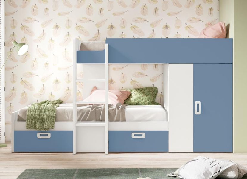 Litera tren para habitación juvenil - Beep