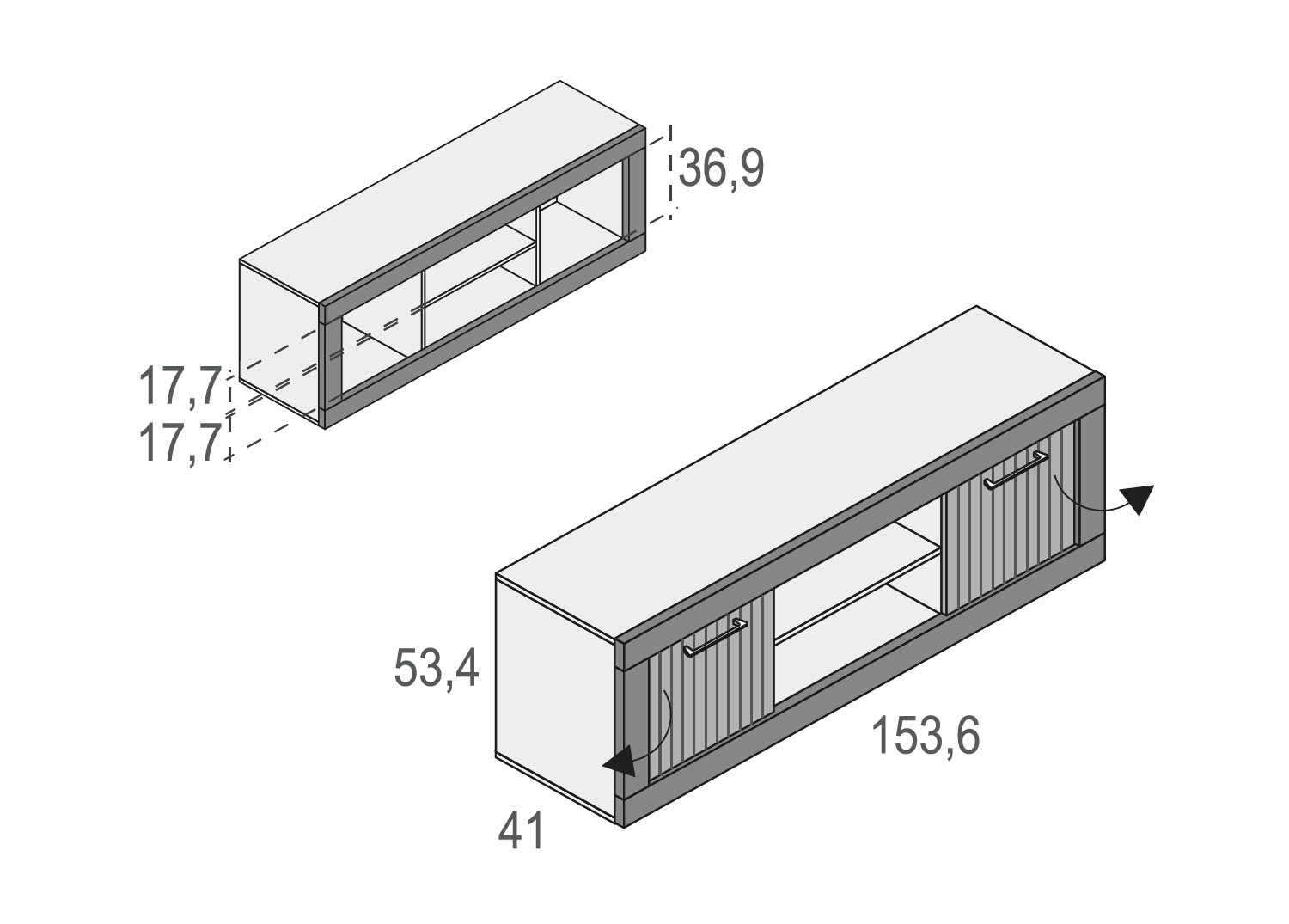 Muebles de comedor modelo Pember